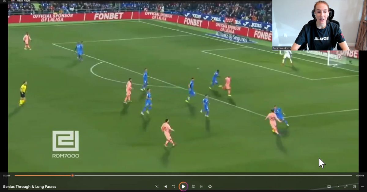 Through Balls - Messi Example | Blayze